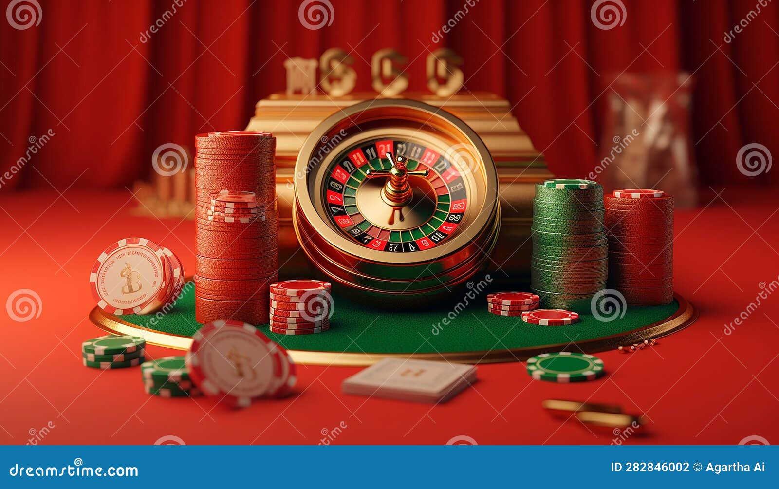 Minimal 3D Casino Objects. Miniature Concept. High Quality Render ...