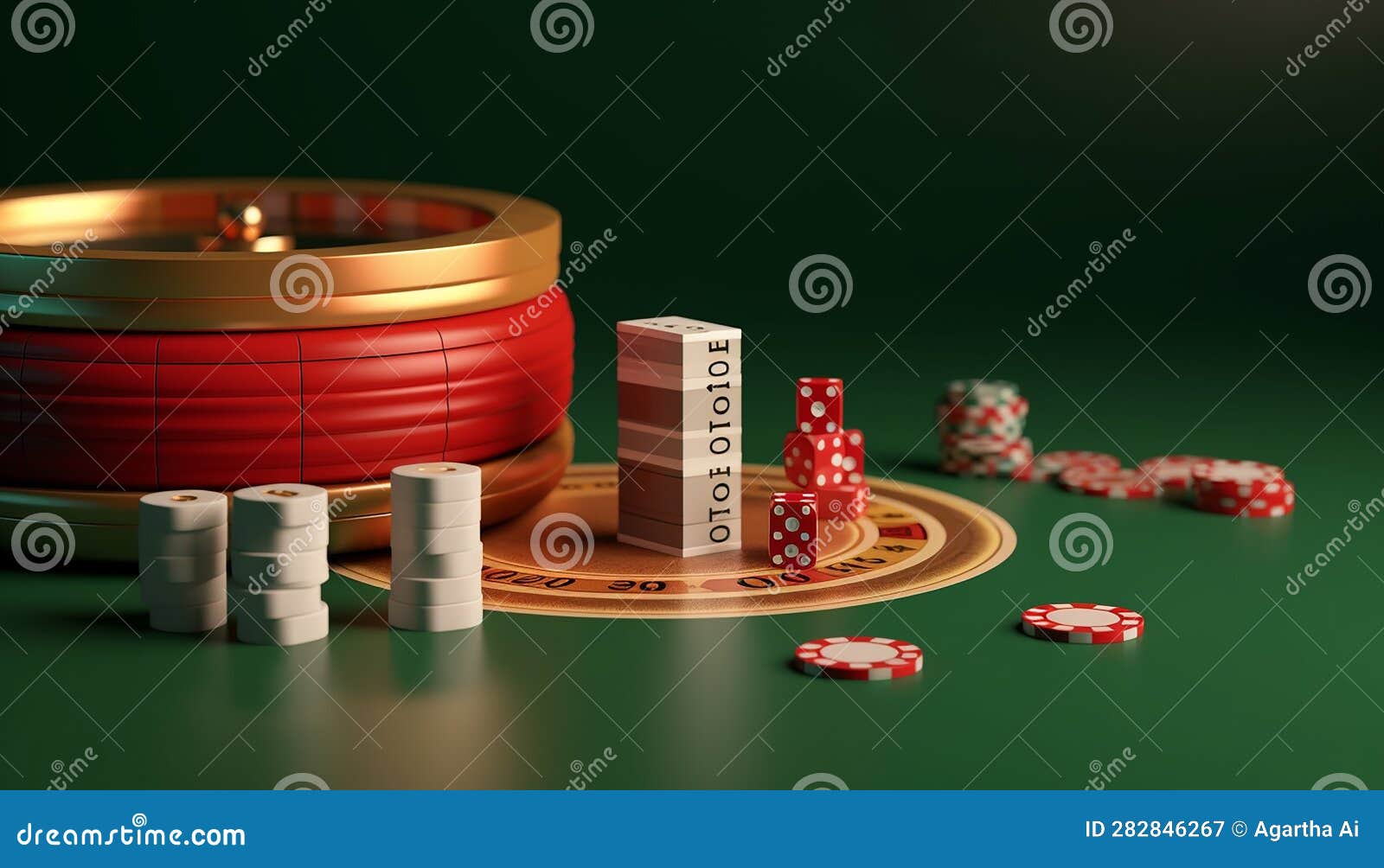 Minimal 3D Casino Objects. Miniature Concept. High Quality Render ...