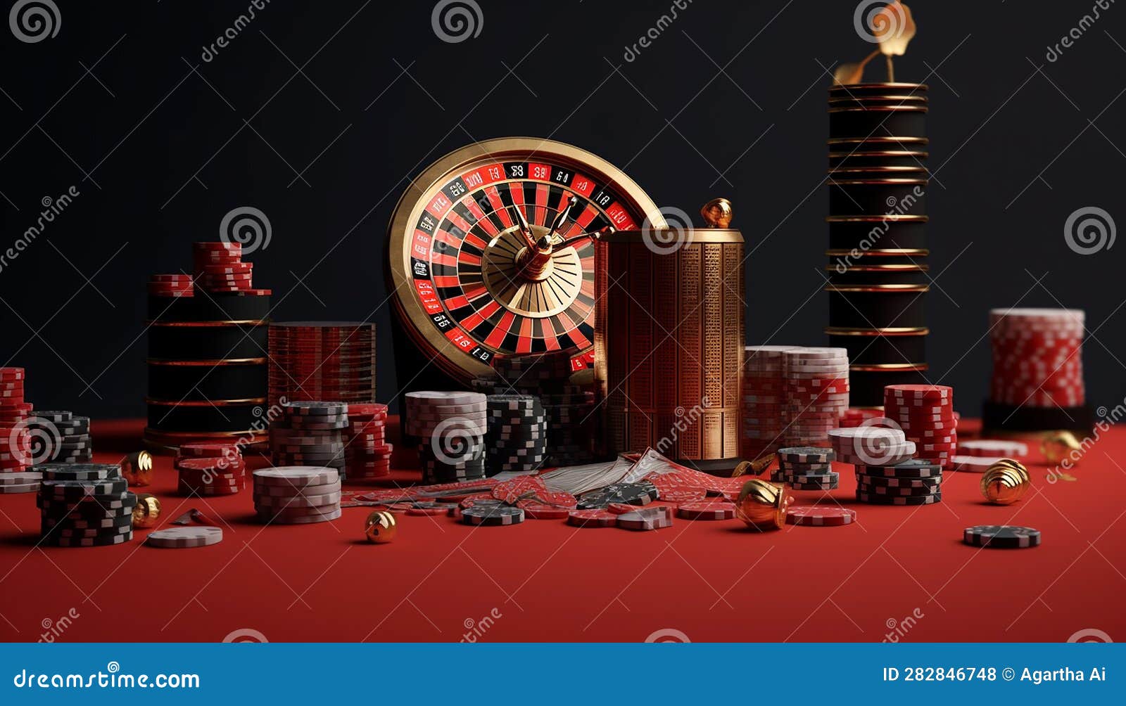 A Miniature Of A High Rise Apartment Building. City Housing. 3D ...