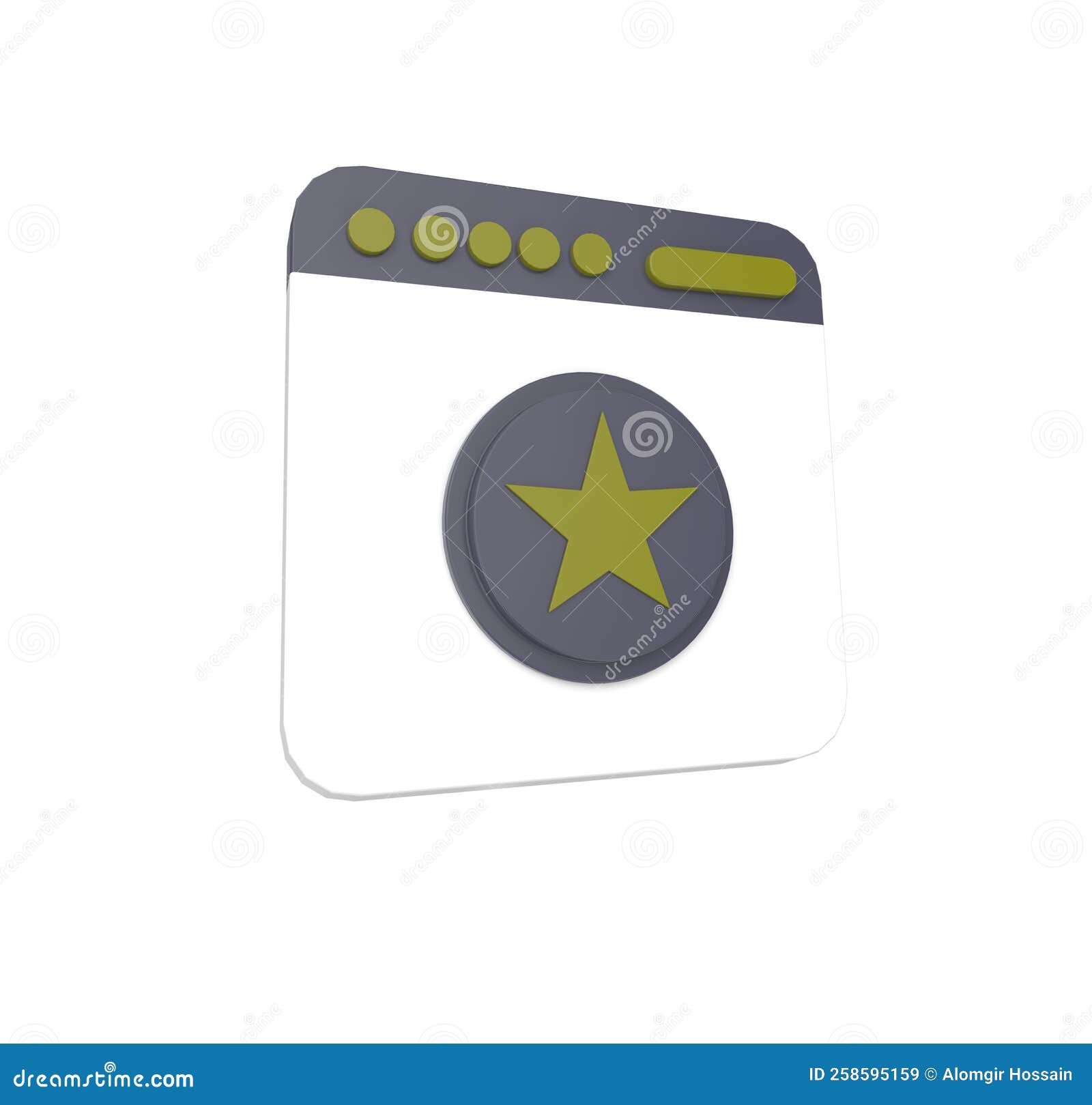 Minimal 3d Illustration Web UI-UX Design, Web Development Concept. Web ...