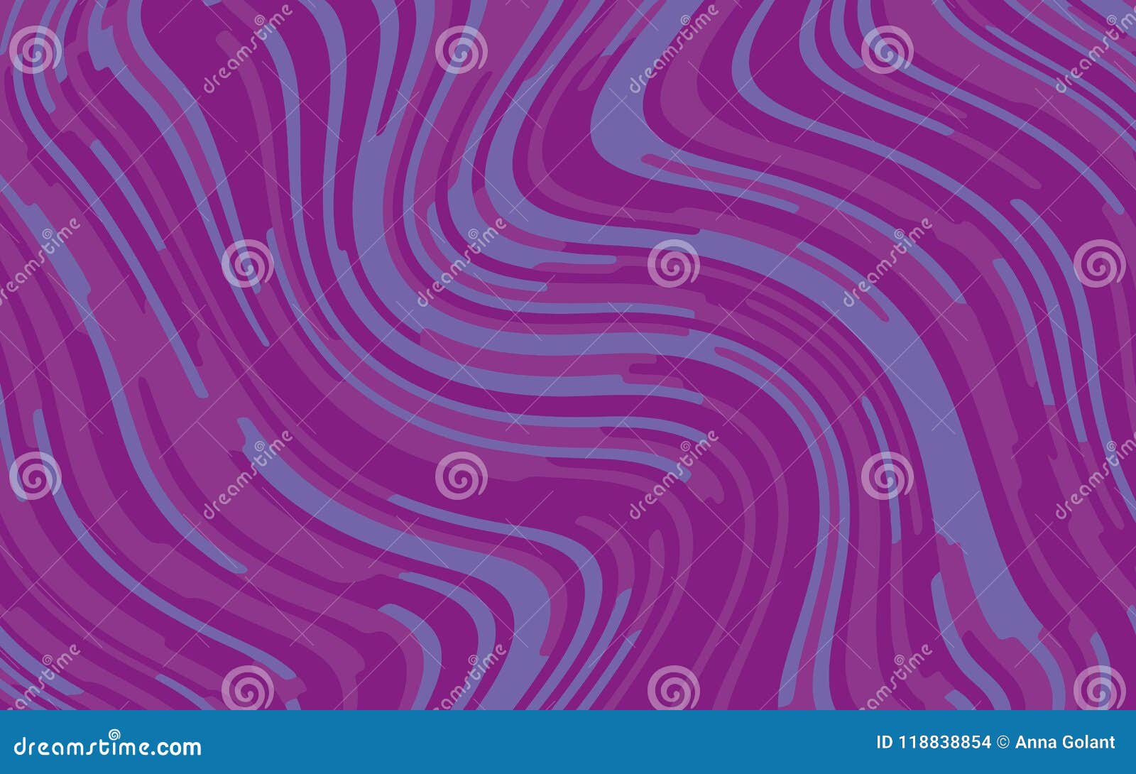 Minimal Design. Abstract Pattern with Wave Lines. Violet Striped ...