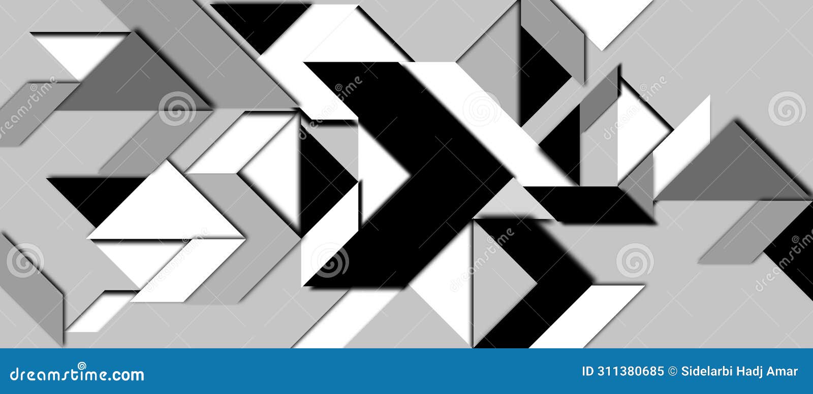 Minimal Design with Simple Futuristic Forms Stock Illustration ...