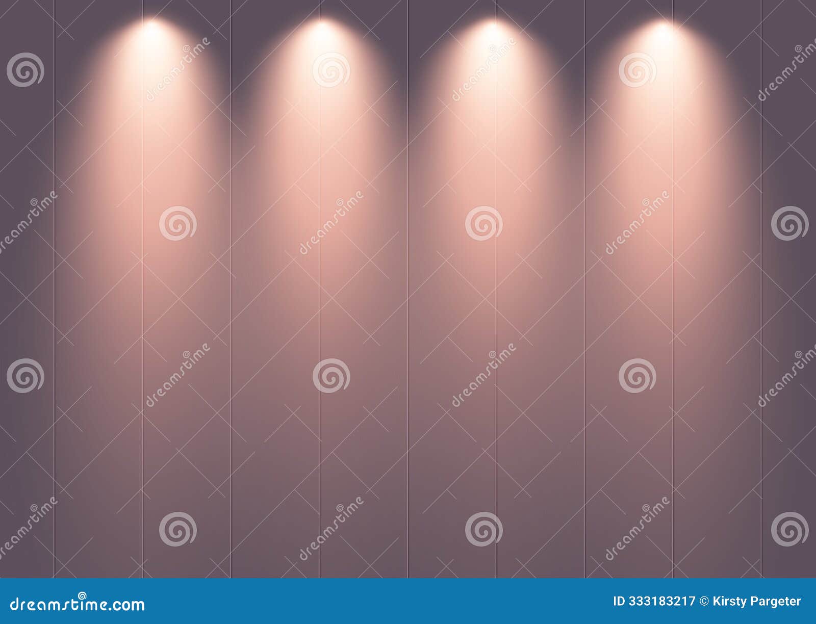 Minimal Display Background with Spotlights Shining Down on a Wall Stock ...