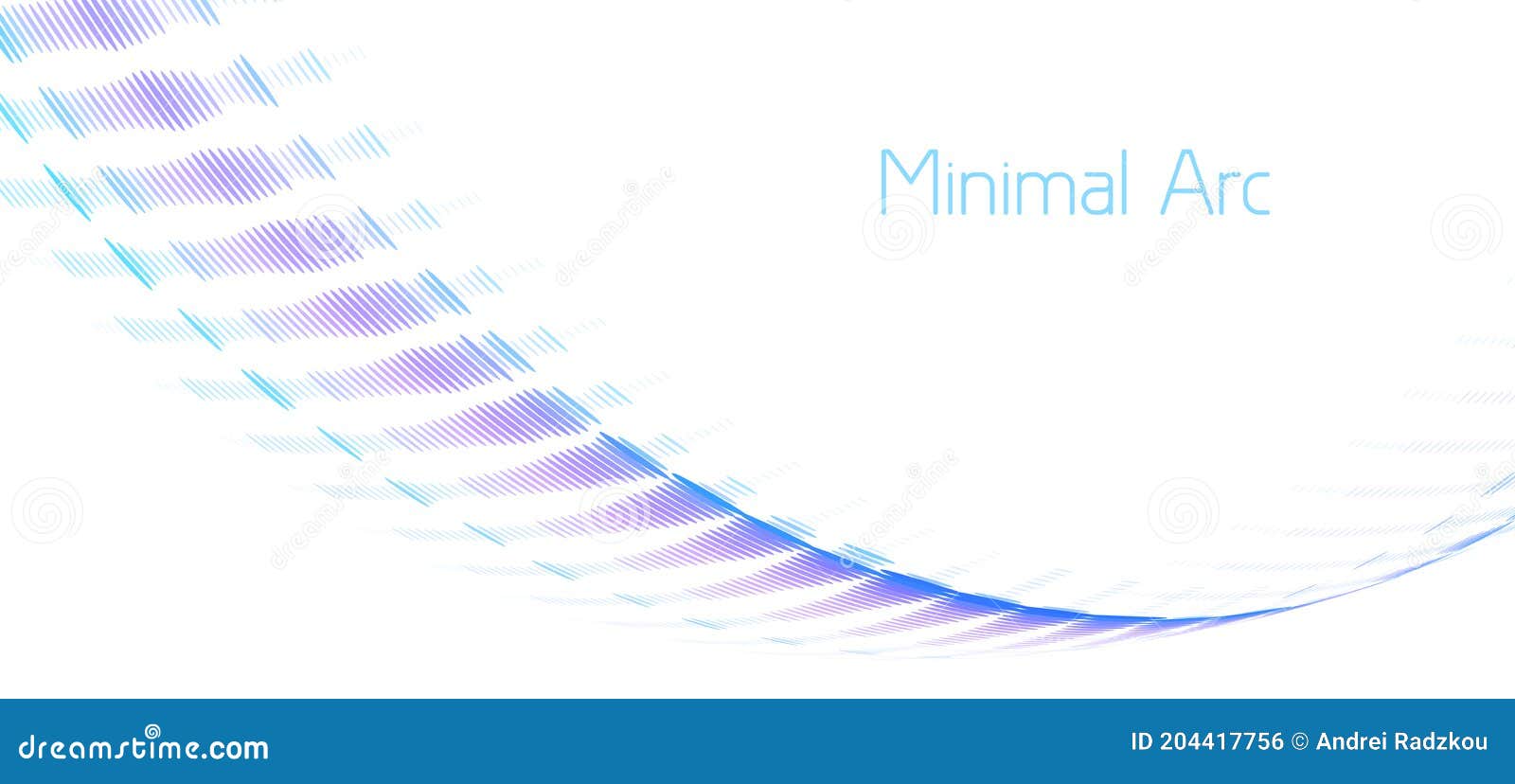 Minimal Dotted Arc. Simple Vector Graphics Stock Vector - Illustration ...