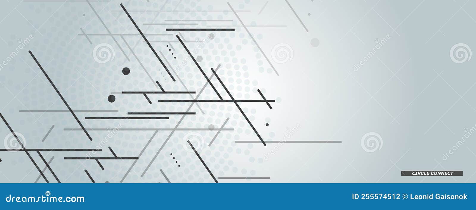 Minimal Dynamic Design. Connection Lines Background Vector Graphics ...