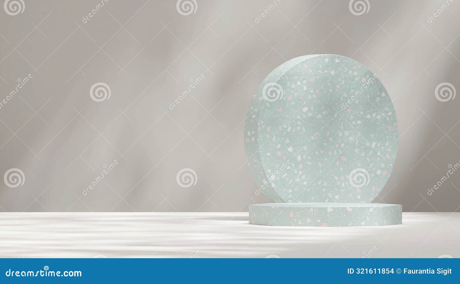 Green Terrazzo A Sleek Background For Branding And Product Showcase ...