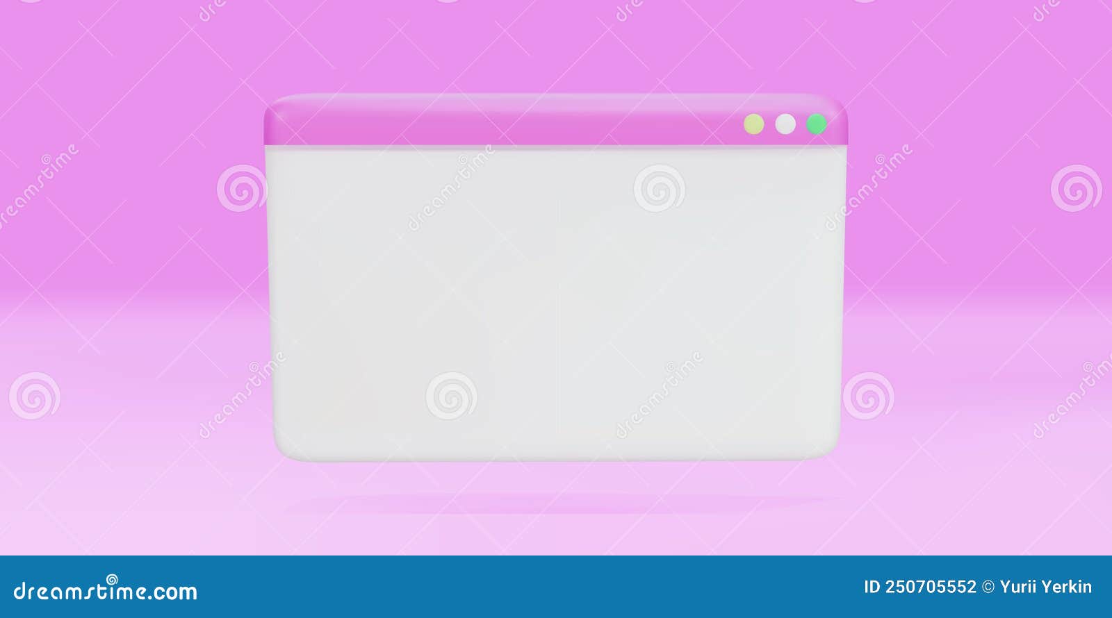 Minimal Empty on Web Page Layout Background. Web Search Concept. Vector ...