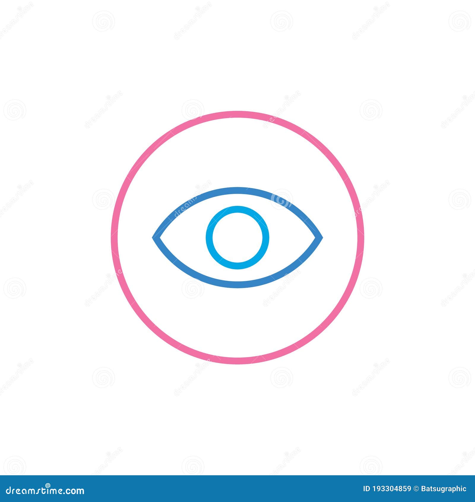 Minimal Eye Vector Icon Logo Design Stock Vector - Illustration of iris ...