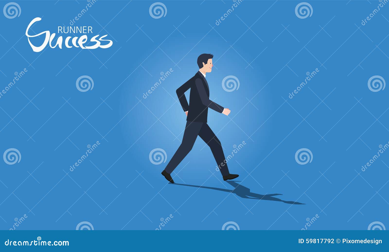 Minimal Flat Character of Business Success Concept Illustrations Stock ...