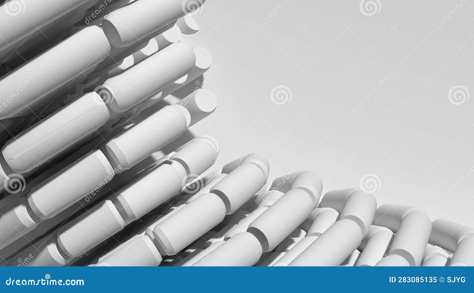 Minimal Flat Ray Cylinder Modern Art Minimal Flat Ray Composed of ...