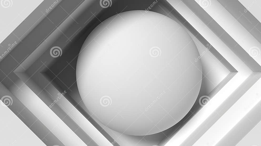 A Minimal Flat Ray Gray Abstract 3D Rendering Image that Expresses the ...