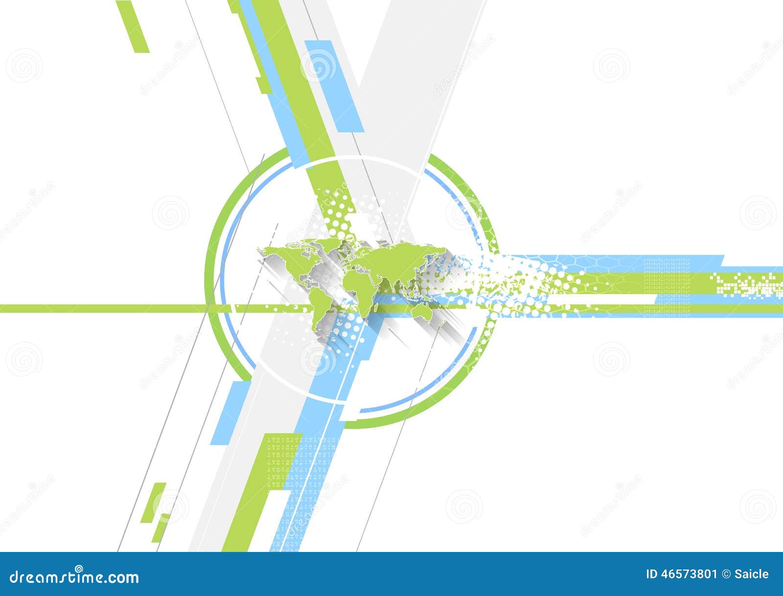 Minimal Flat Tech Bright Background Stock Vector - Illustration of ...