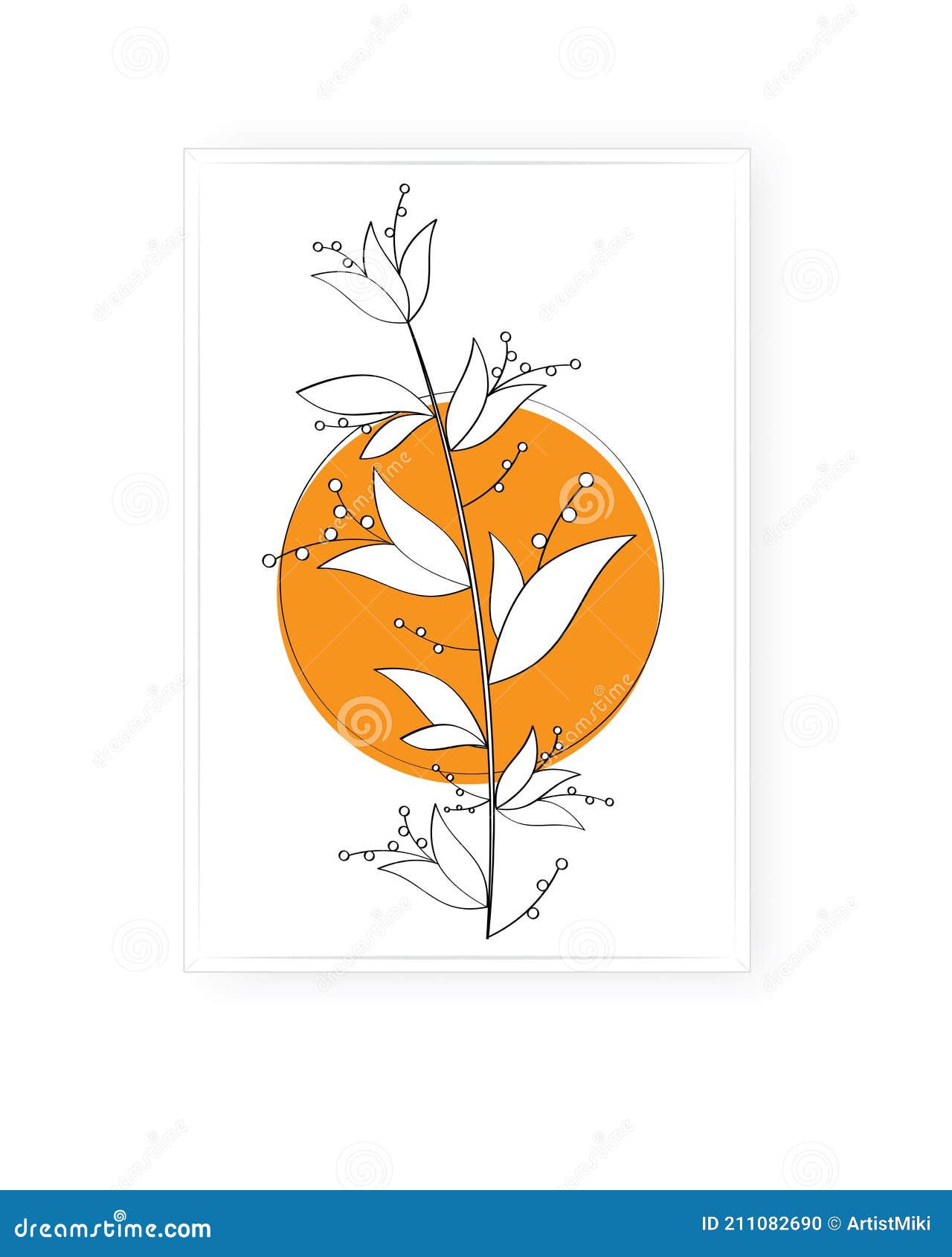 Minimalist Flower Design, Vector Stock Vector - Illustration of drawn ...