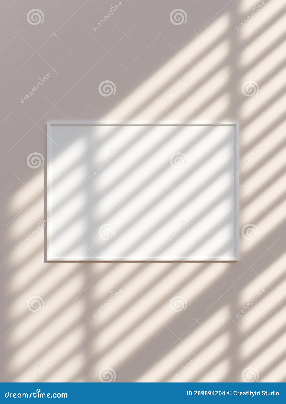 Minimal Frame on the Wall in Interior Mockup Stock Photo - Image of ...