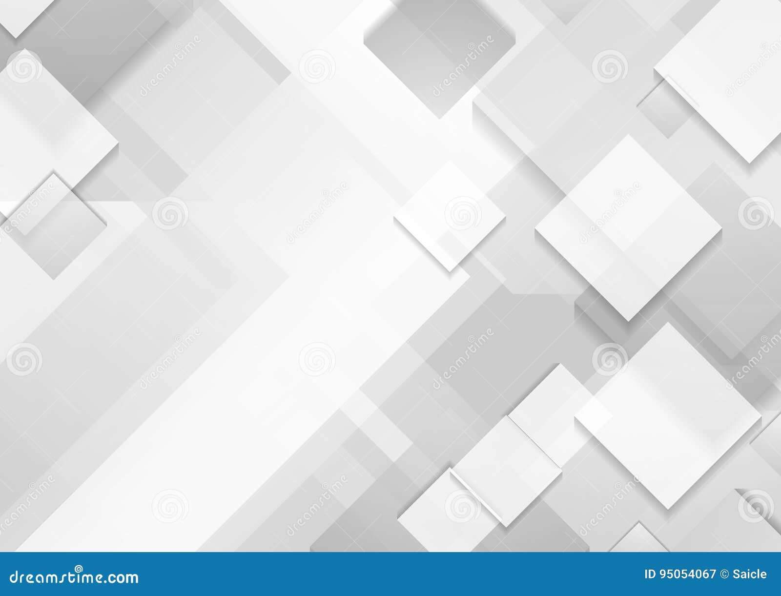 Minimal Futuristic Corporate Tech Grey White Background Stock Vector ...