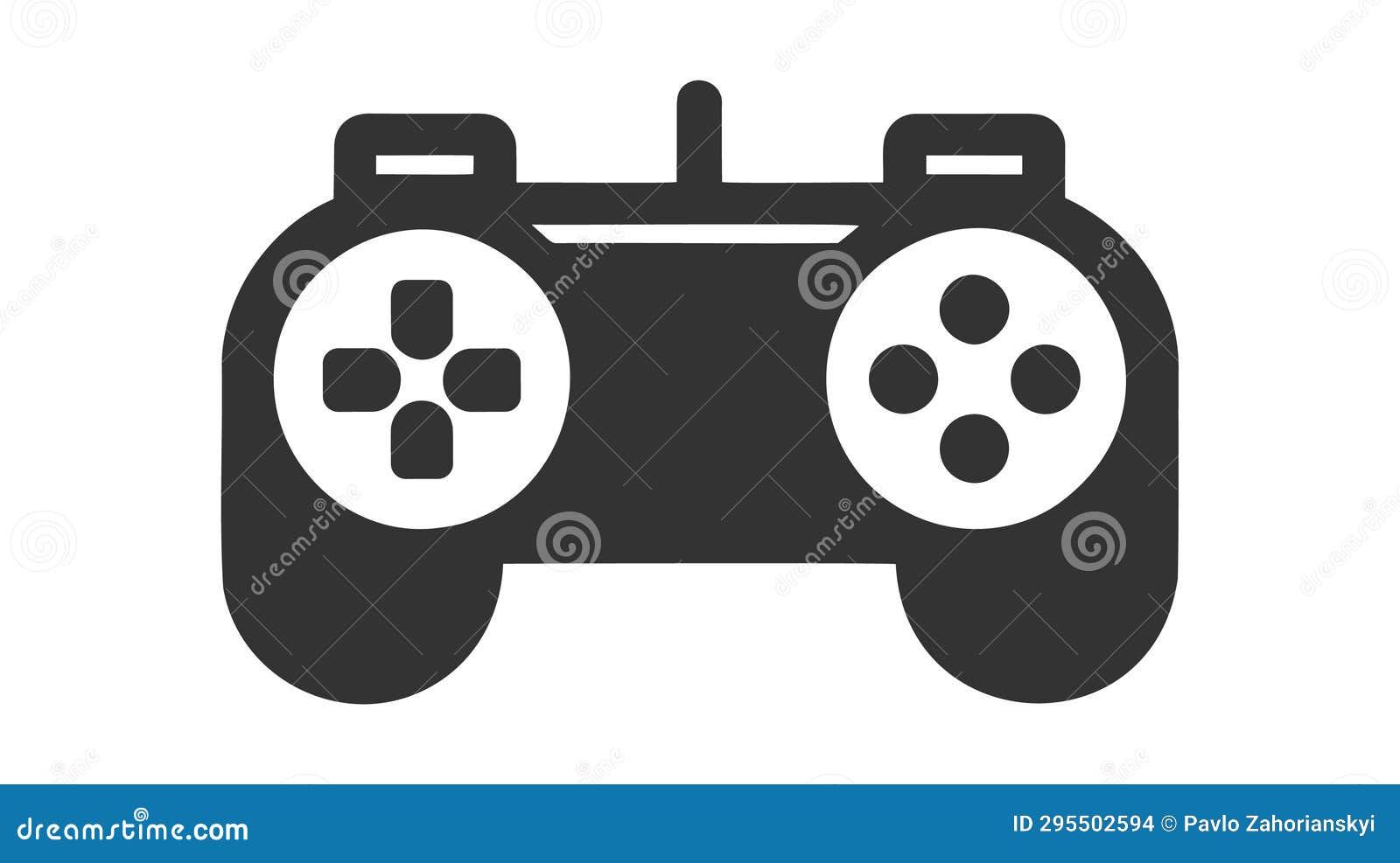 Minimal Gaming Symbol - Stream Modern Games - Wireless Controller Icon ...