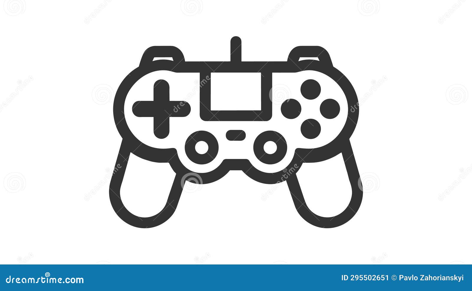 Minimal Gaming Symbol - Stream Modern Games - Wireless Controller Icon ...