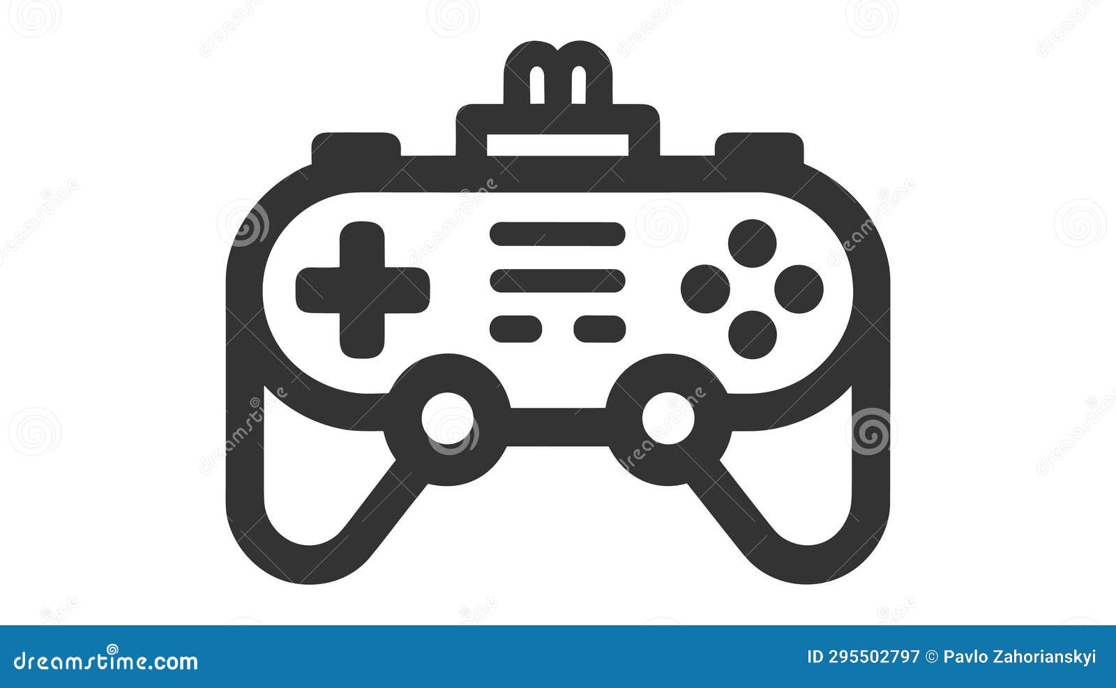 Minimal Gaming Symbol - Stream Modern Games - Wireless Controller Icon ...