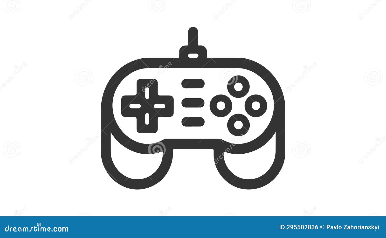 Minimal Gaming Symbol - Stream Modern Games - Wireless Controller Icon ...