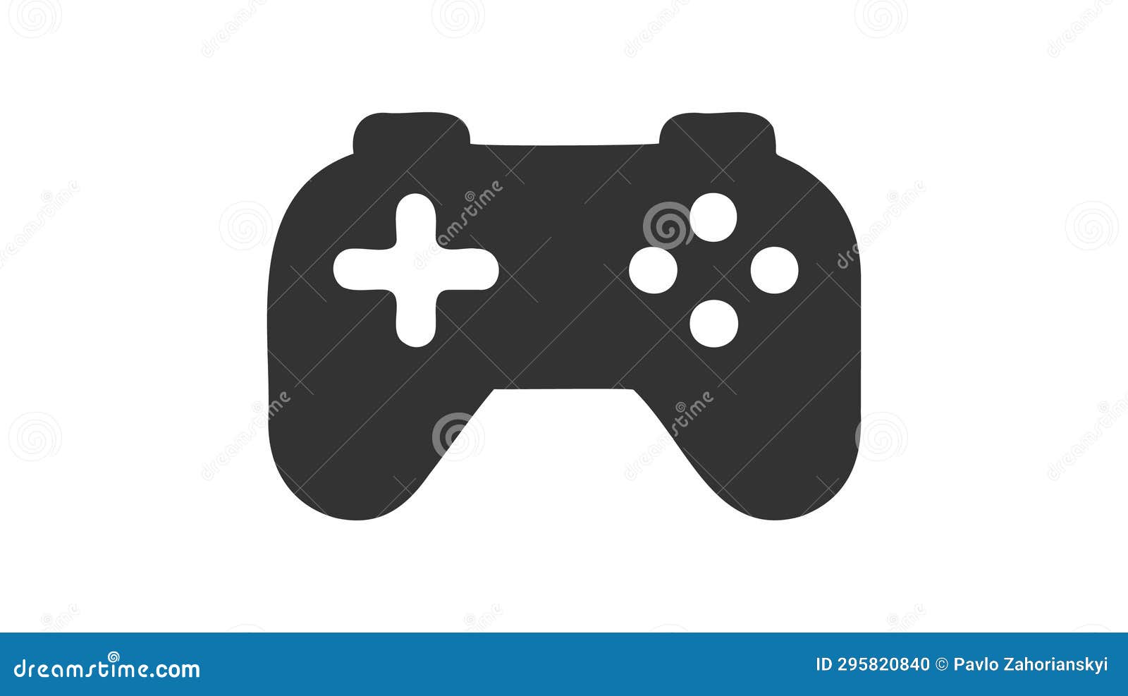 Minimal Gaming Symbol - Stream Modern Games - Wireless Controller Icon ...