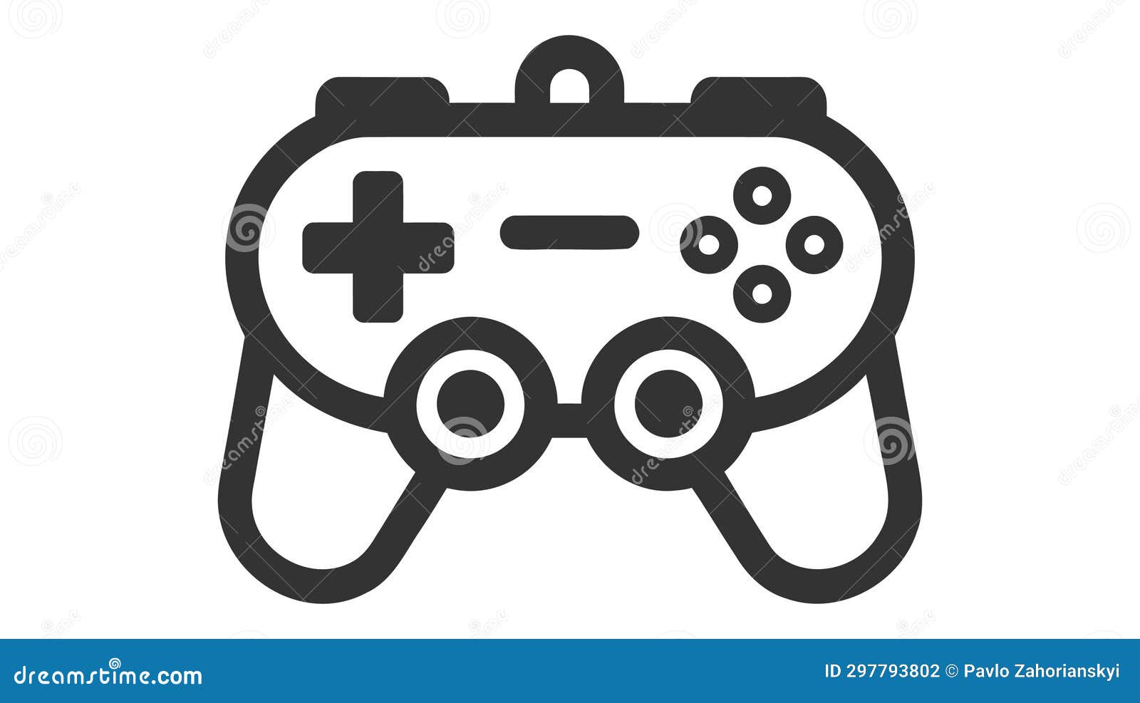 Minimal Gaming Symbol - Stream Modern Games - Wireless Controller Icon ...