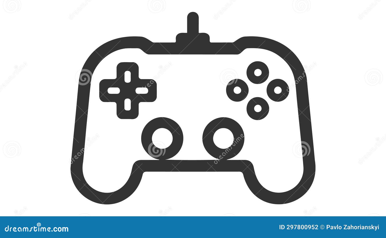 Minimal Gaming Symbol - Stream Modern Games - Wireless Controller Icon ...