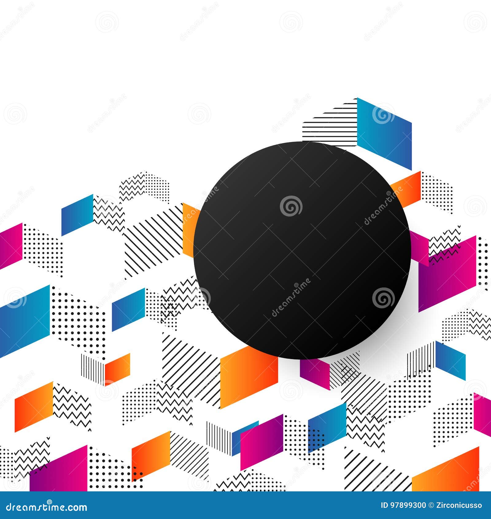 Minimal Geometric Background Stock Vector - Illustration of geometric ...