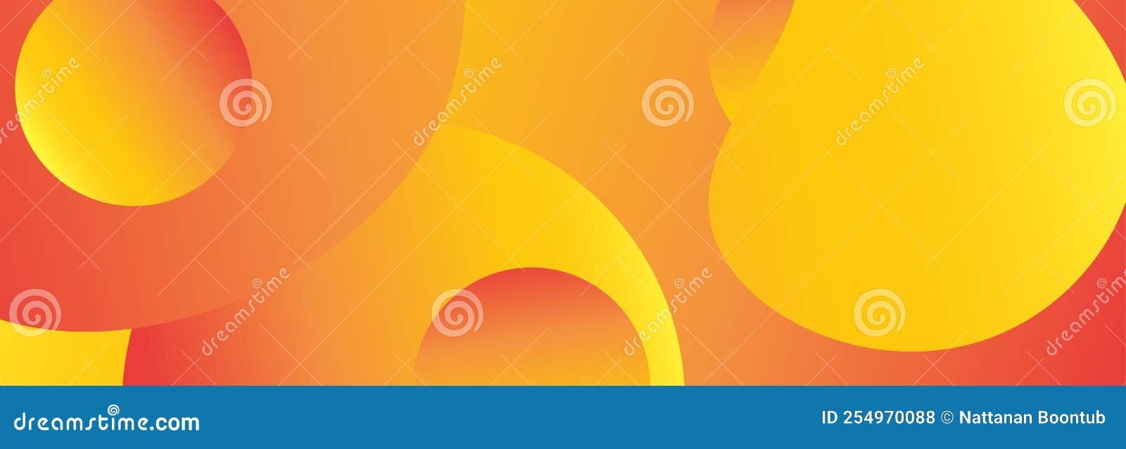 Minimal Geometric Background. Orange Elements with Fluid Gradient ...