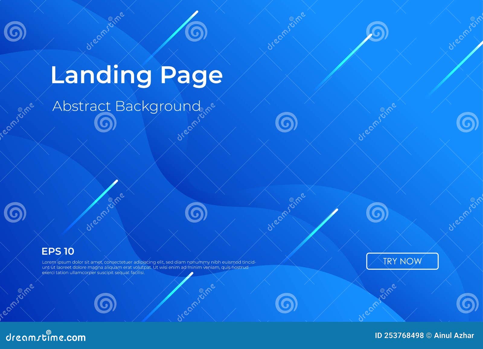 Minimal Geometric Blue Abstract Background, Dynamic Shape Composition ...