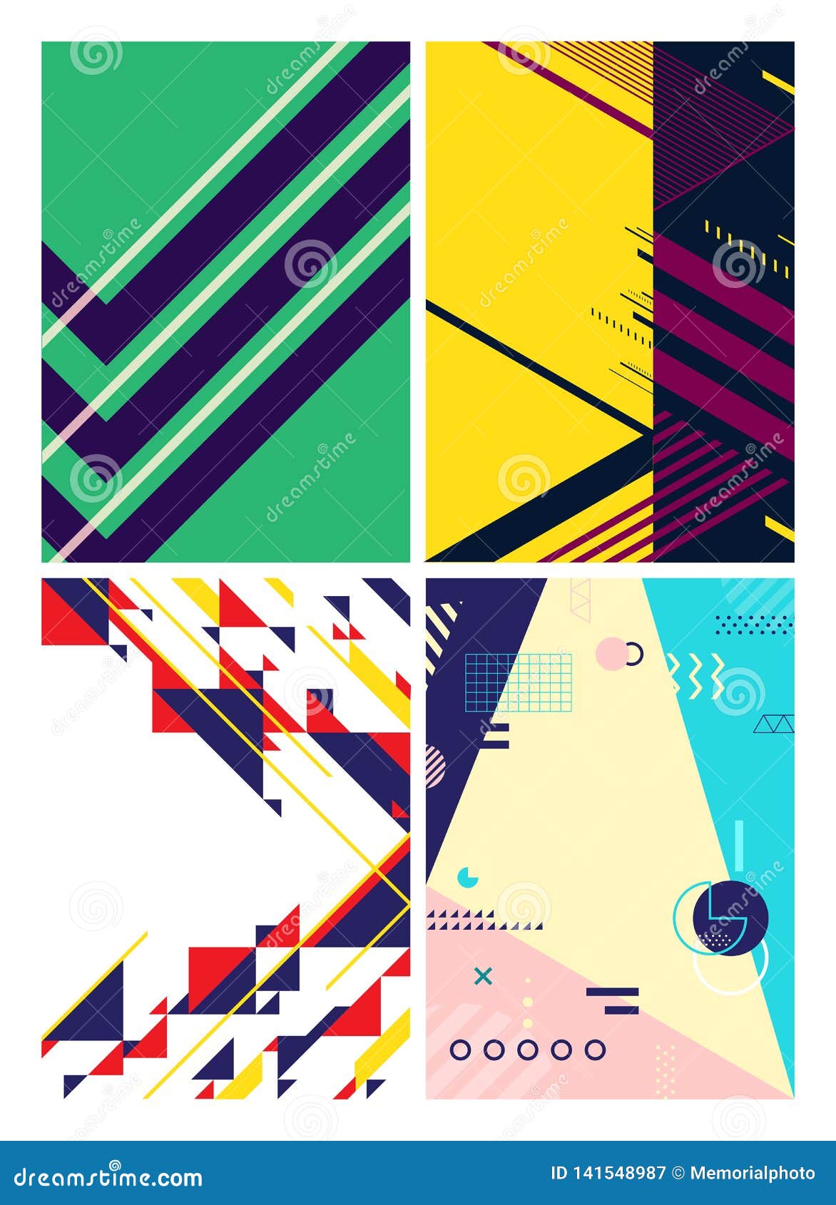Minimal Geometric Graphic Design Layout, Abstract Polygon Background ...