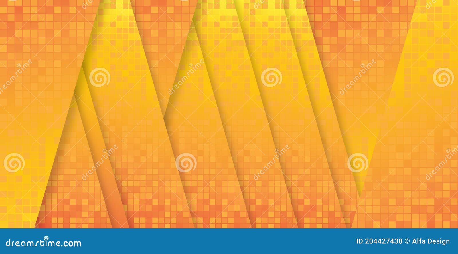 Minimal Geometric Orange Background. Dynamic Orange Shapes Composition ...