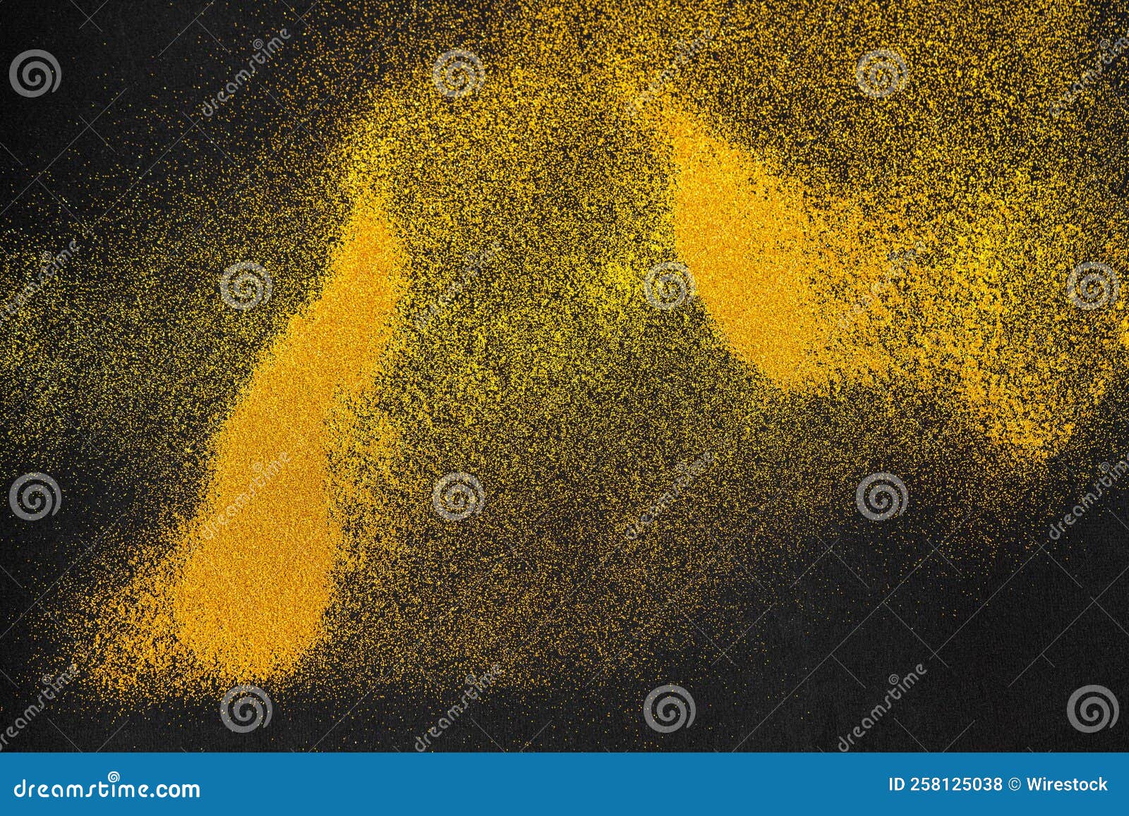 Minimal Golden Sand Texture on a Black Background Stock Photo - Image ...