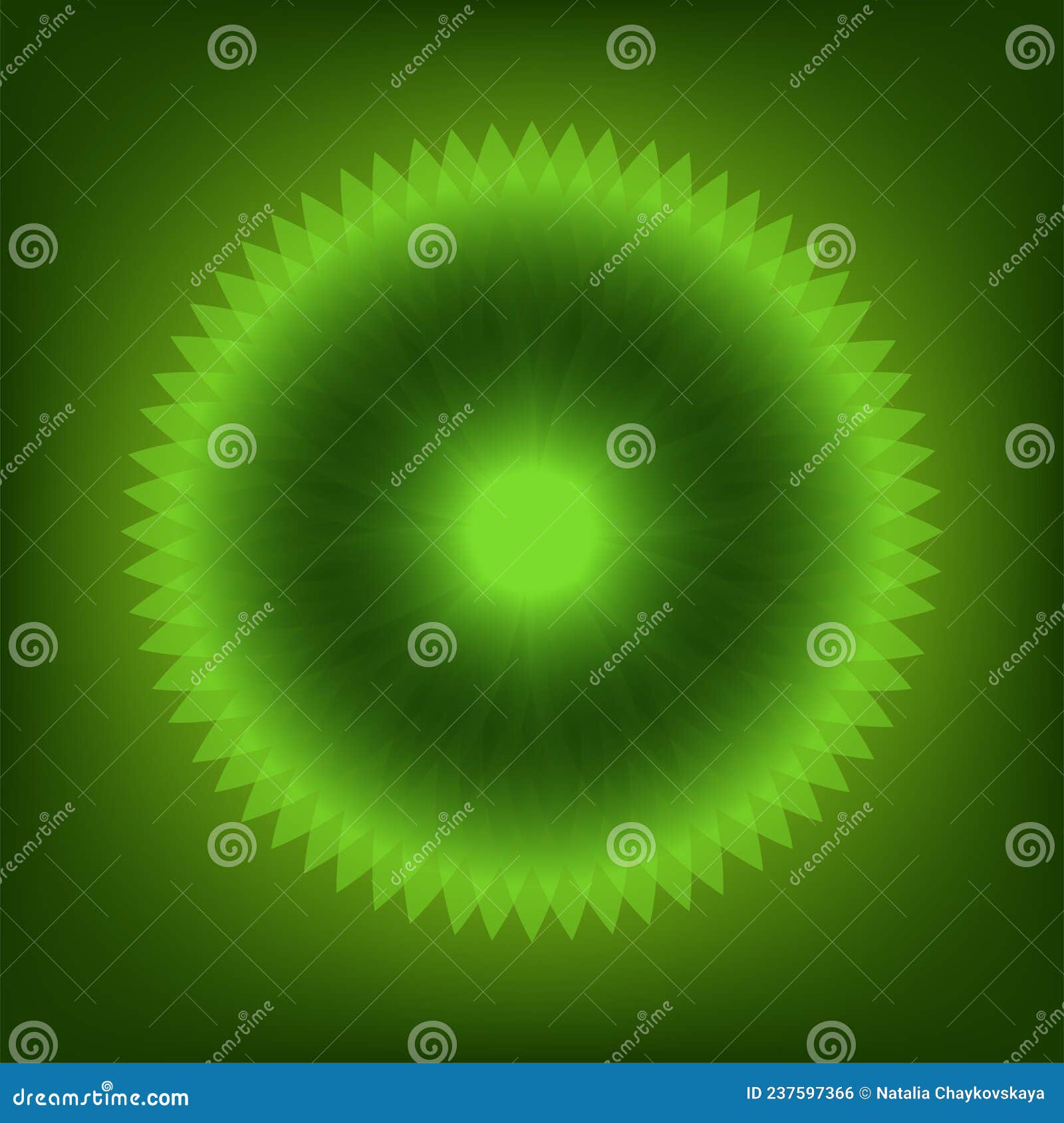 Minimal Green Abstract Geometric Background. Stock Illustration ...