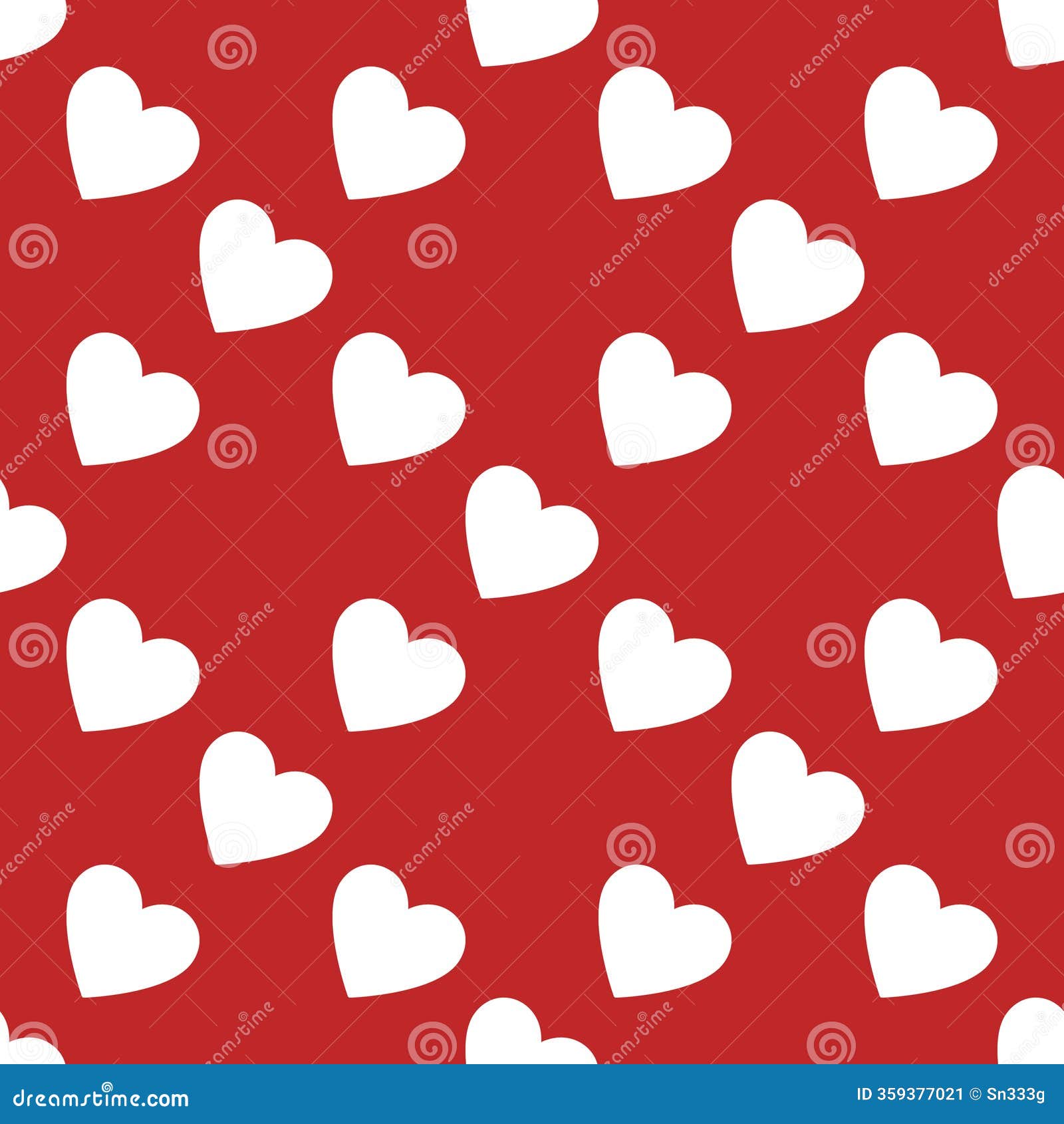Minimal Heart Vector Seamless Pattern - Love Simple Background Stock ...