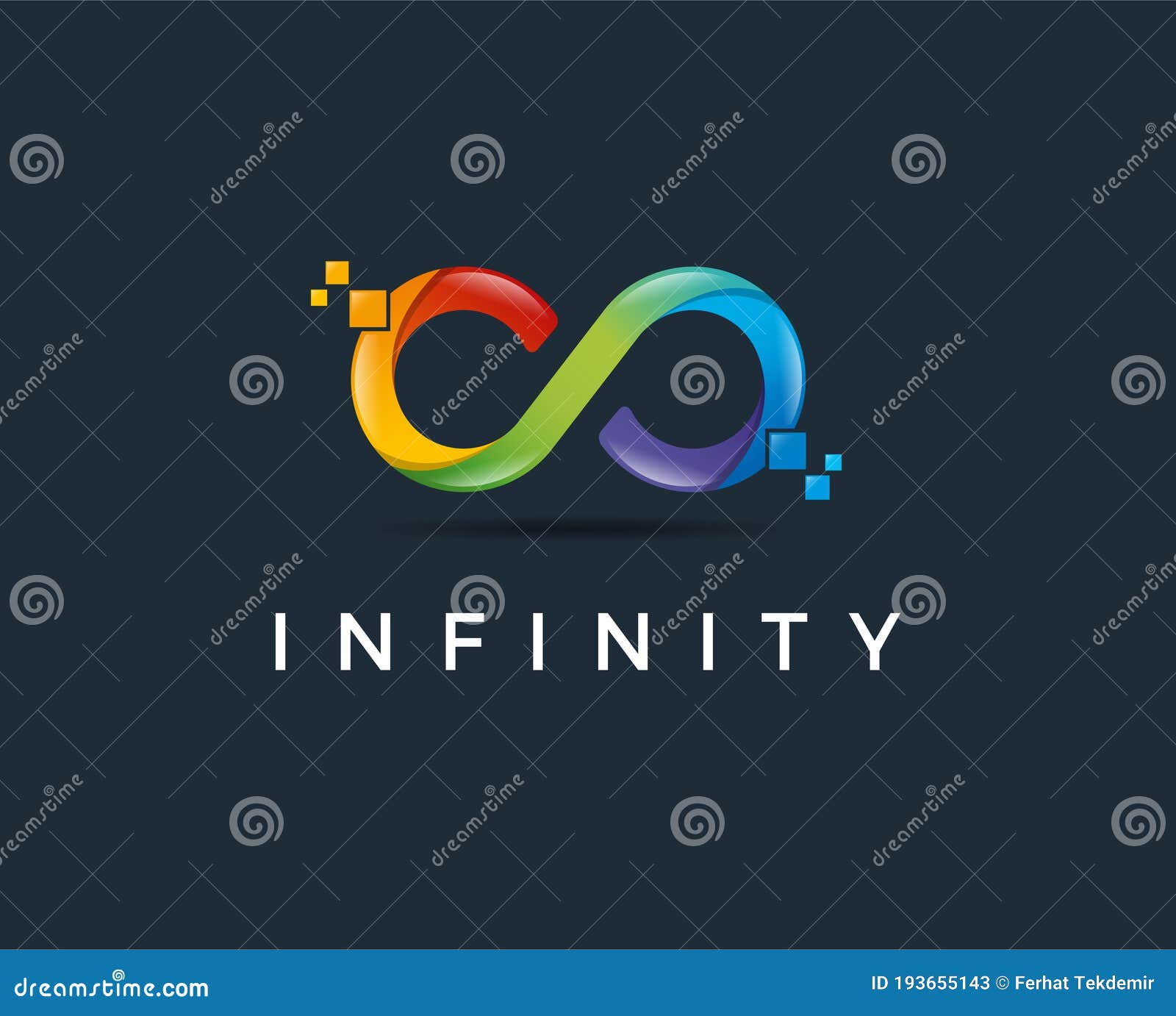 Minimal Infinity Logo Template - Vector Illustration Stock Vector ...