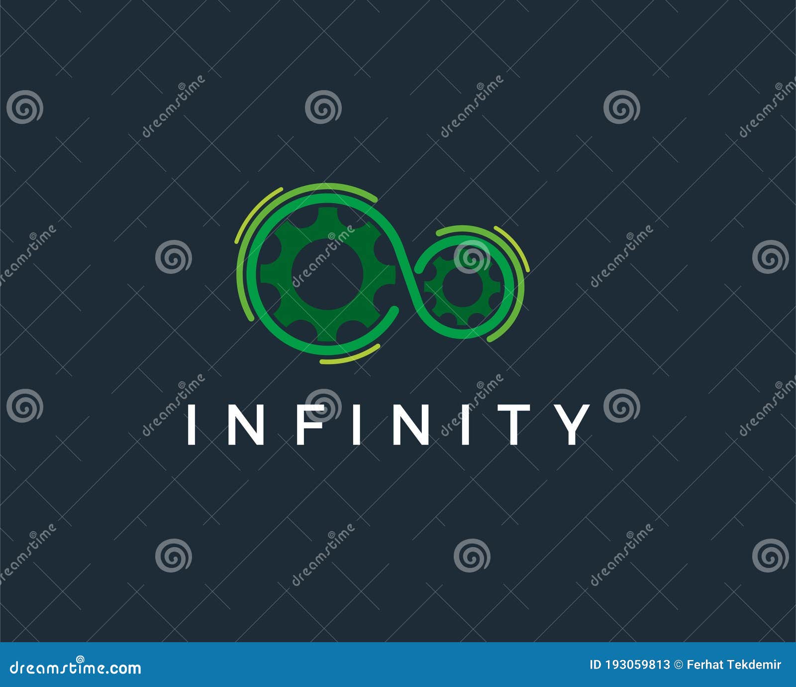 Minimal Infinity Logo Template - Vector Illustration Stock Vector ...