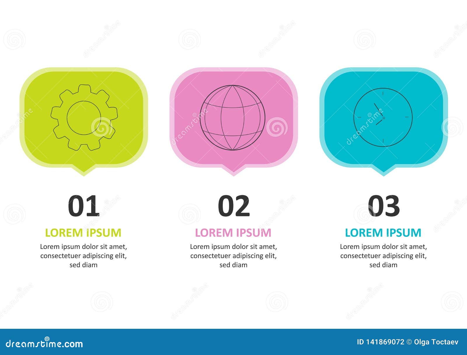 Minimal Infographic Brochure Template. Pages with Diagram, Graph and ...