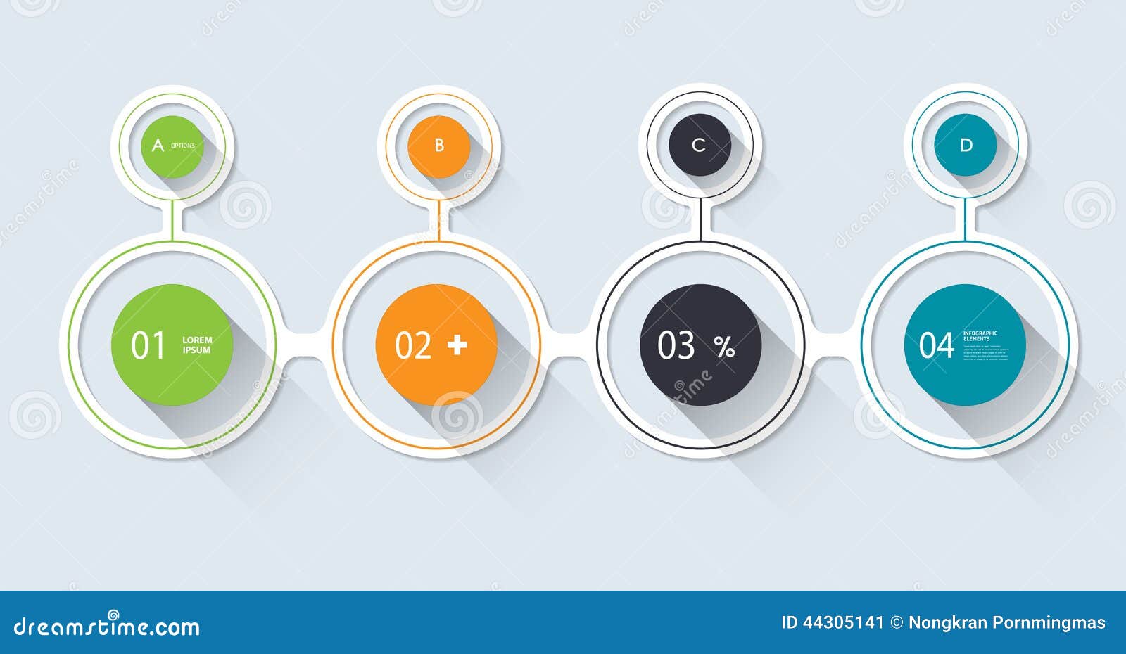Minimal Infographic Design Template. Fan Diagram Divided Into 6 ...