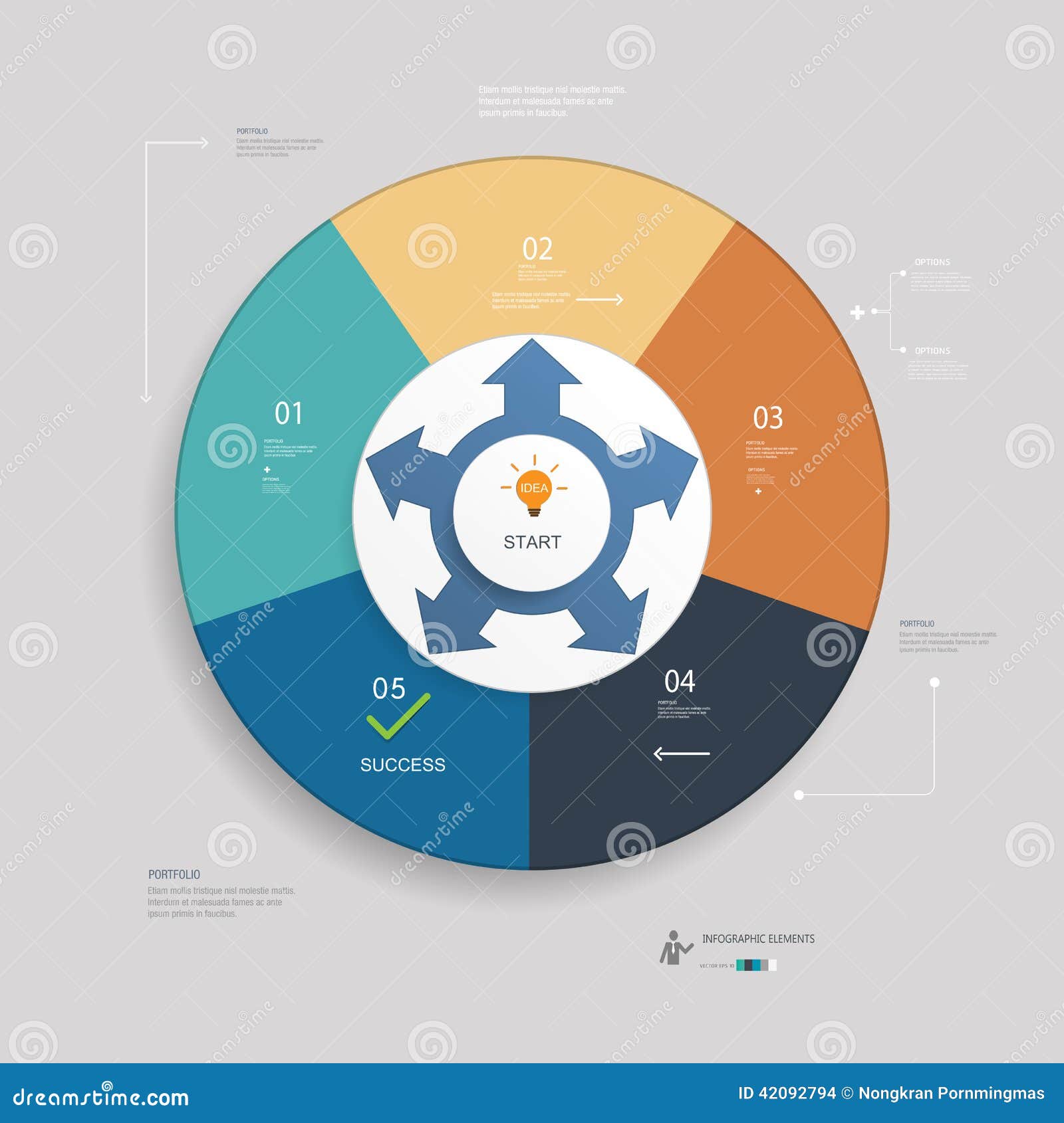 Minimal Infographics Design. Stock Vector - Illustration of data, graph ...