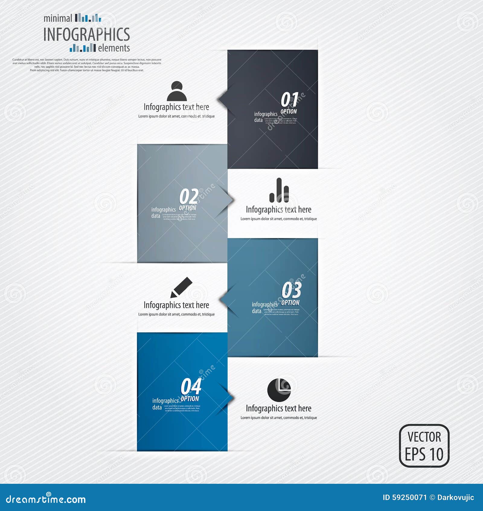 Minimal Infographics Design. Vector Stock Vector - Illustration of ...