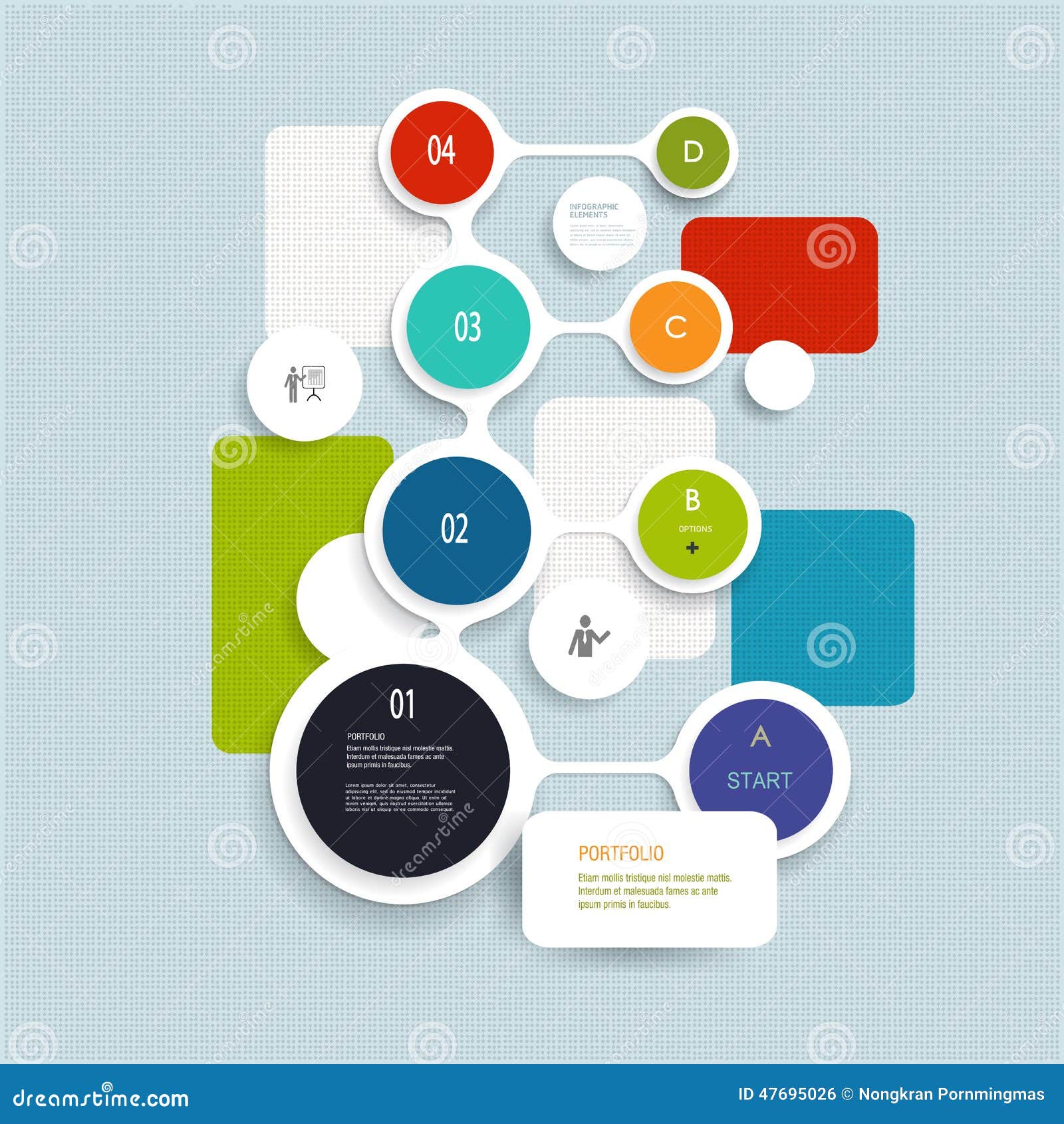 Minimal Infographic Template Vector