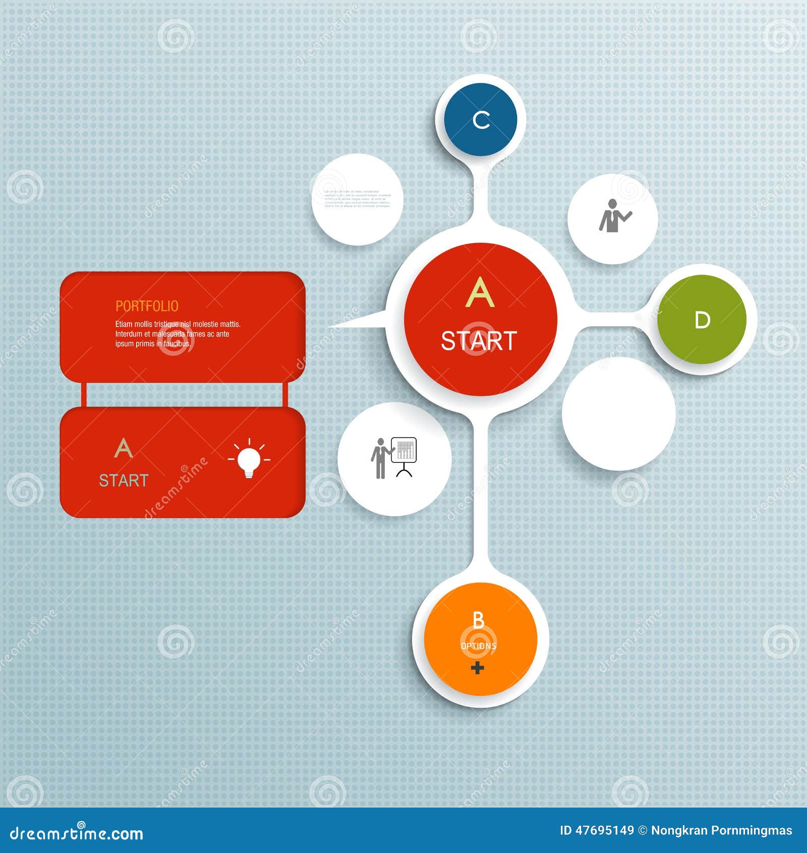 Minimal Infographics Elements Design . Abstract Circles and Squares ...