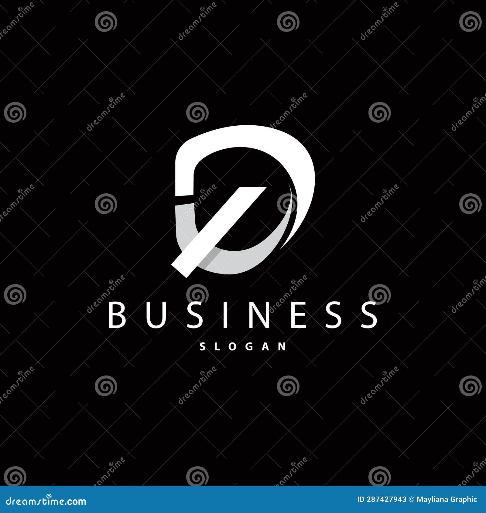 Minimal Initial D Letter Logo, Modern and Luxury Geometric Design, Icon ...