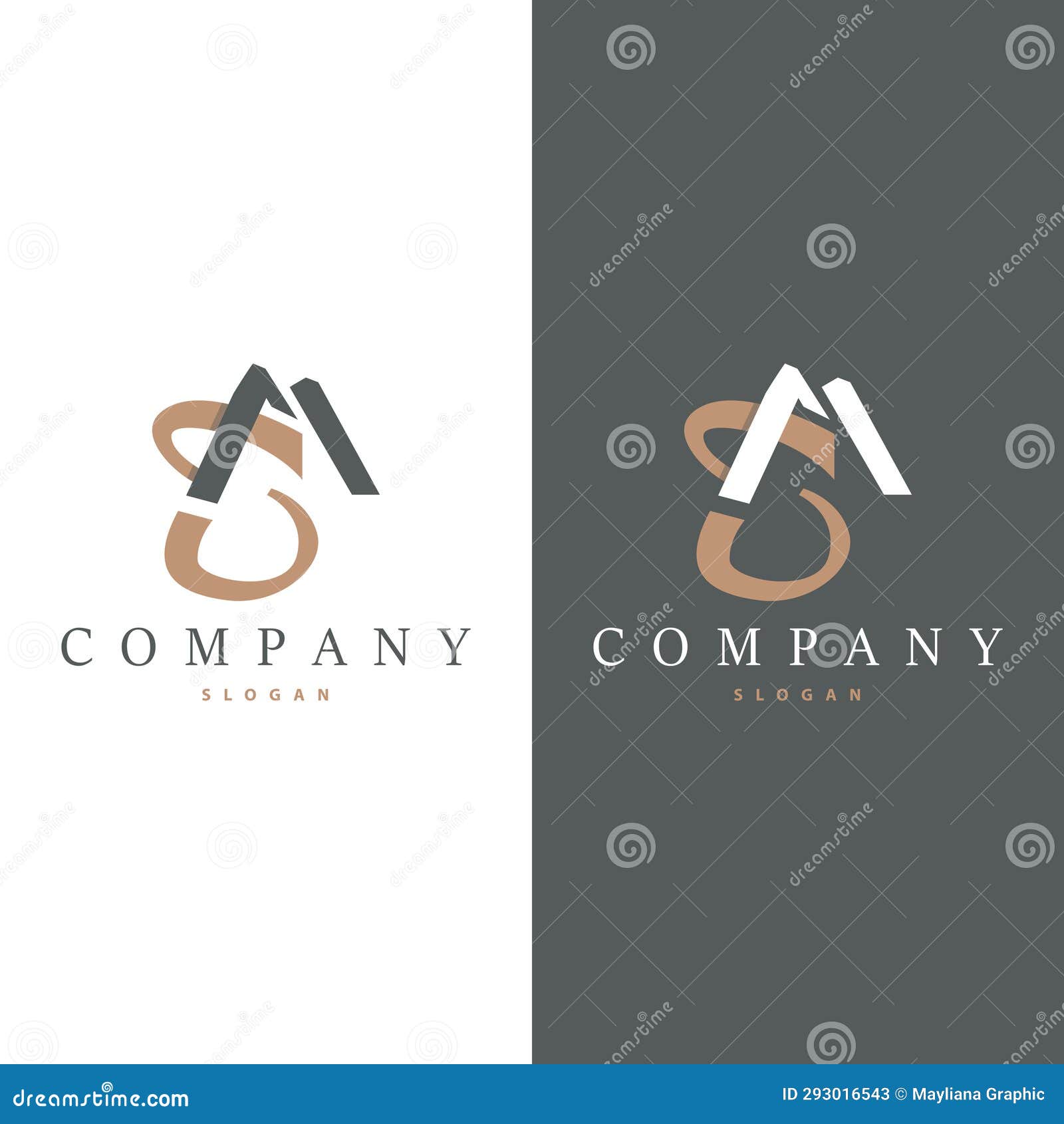 Minimal Initial MS Letter Logo, SM Logo Modern and Luxury Vector ...