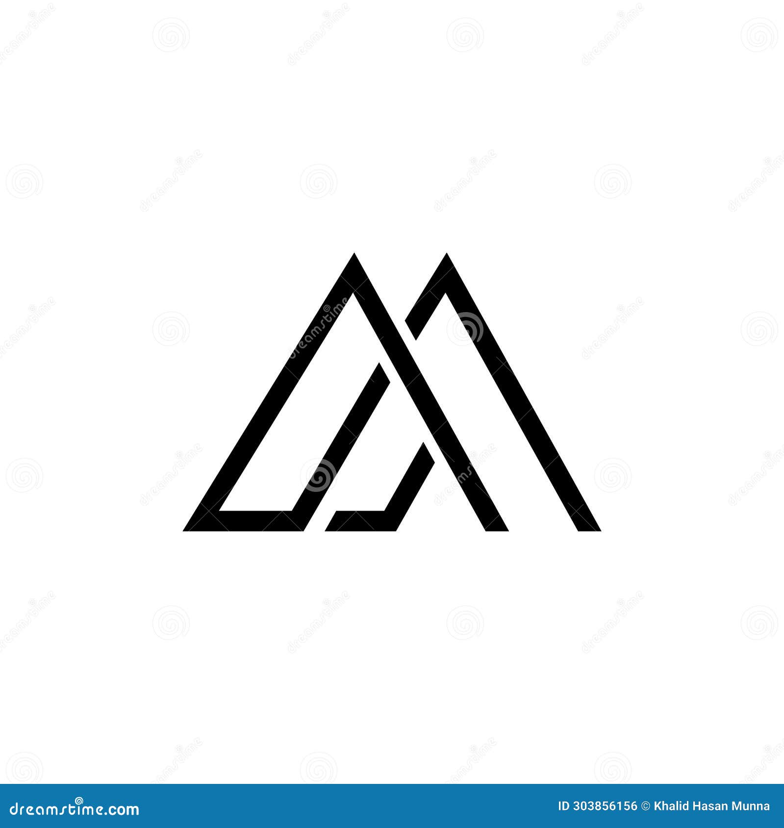 Minimal Letters AA Logo Design Stock Vector - Illustration of abstract ...