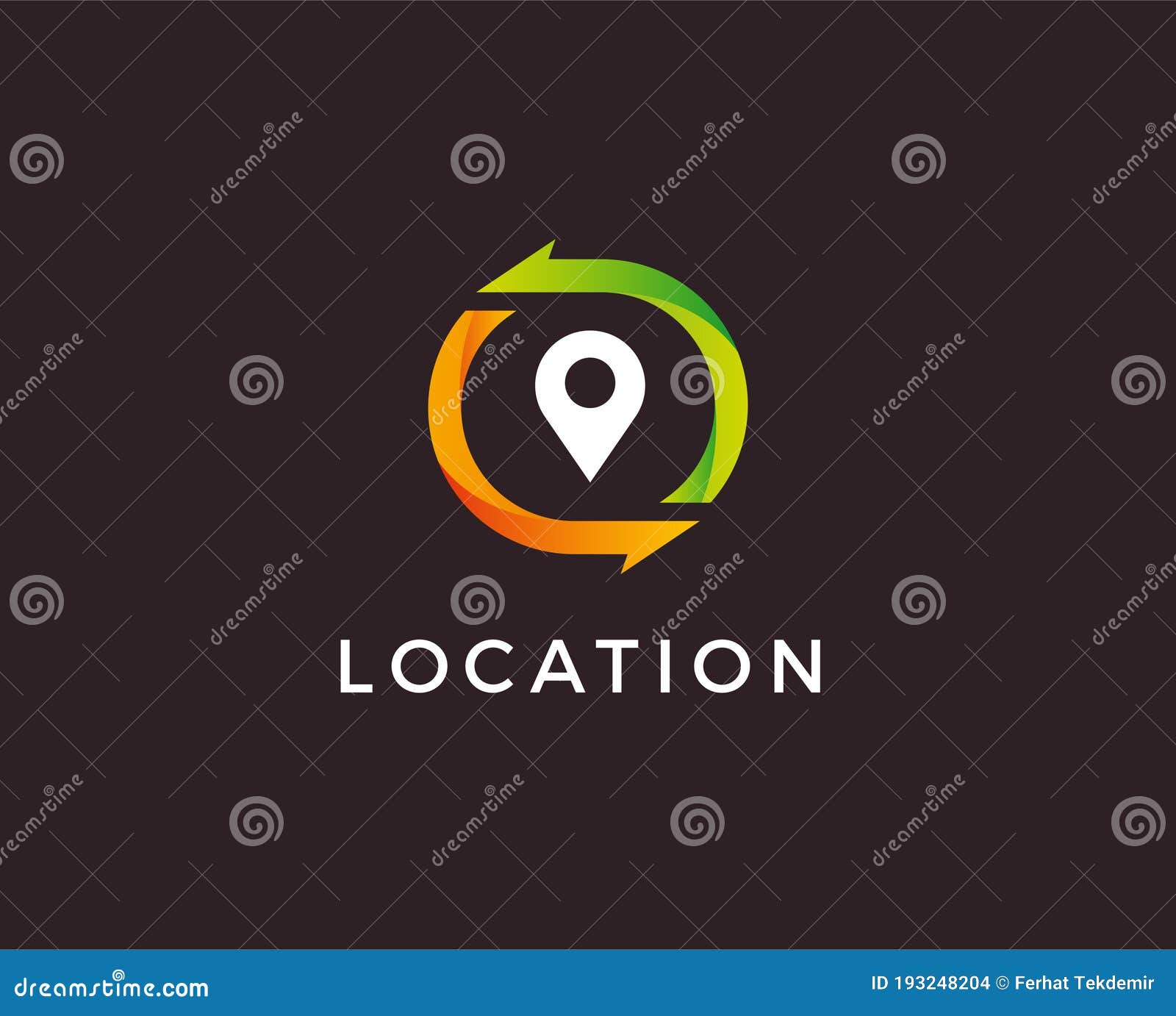 Minimal Location Logo Template - Vector Illustration Stock Vector ...