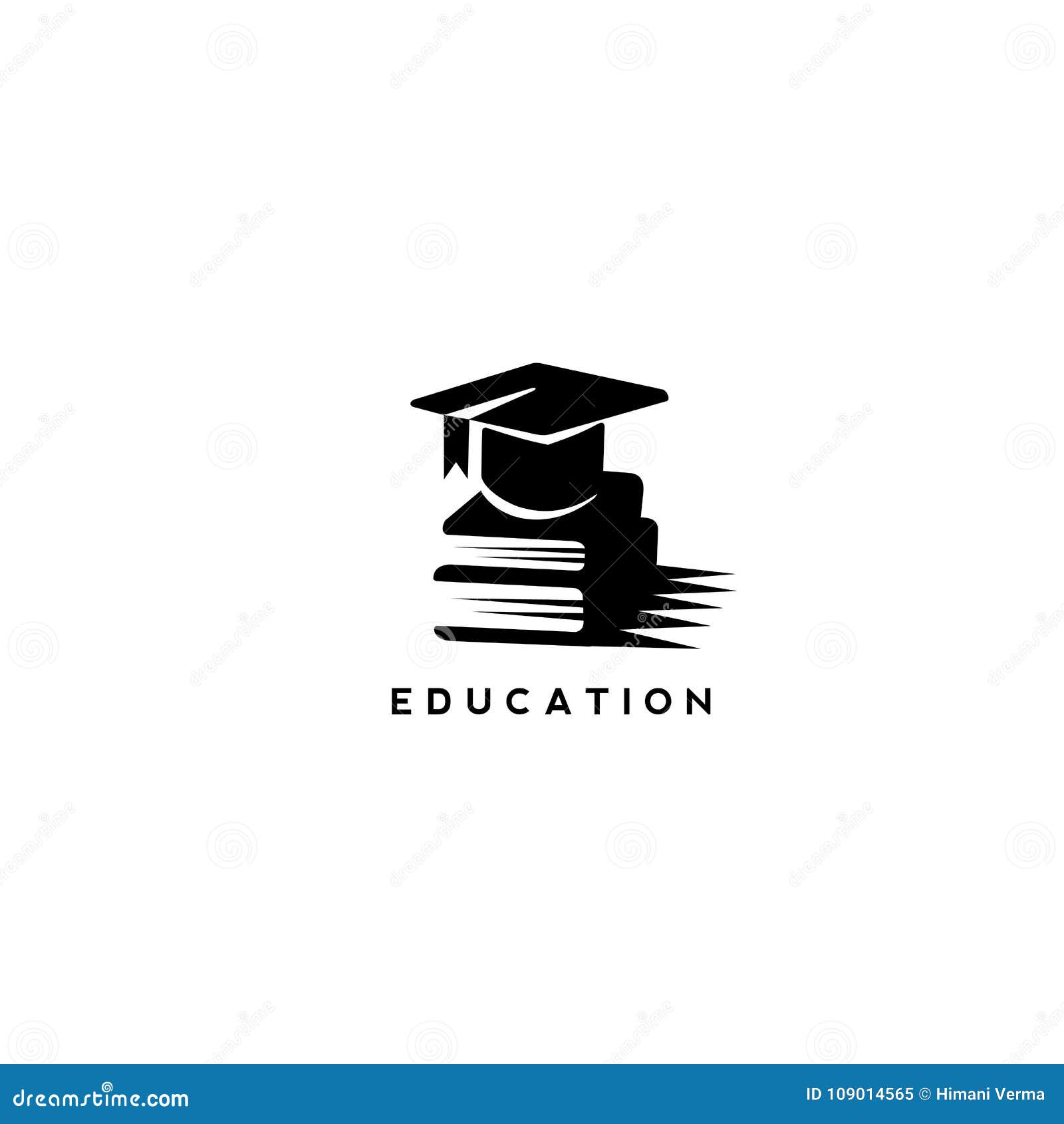 Minimal Logo of Education Vector Illustration Stock Vector ...