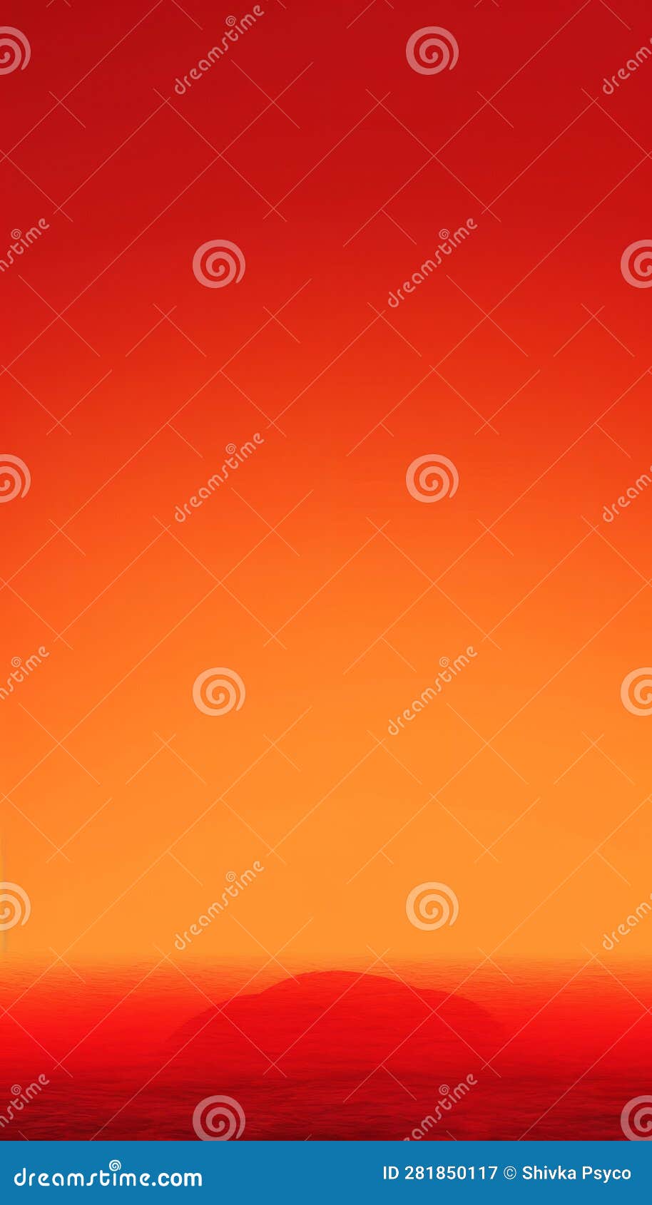 A Minimal Mobile Wallpaper with a Orange Gradient Background Stock ...