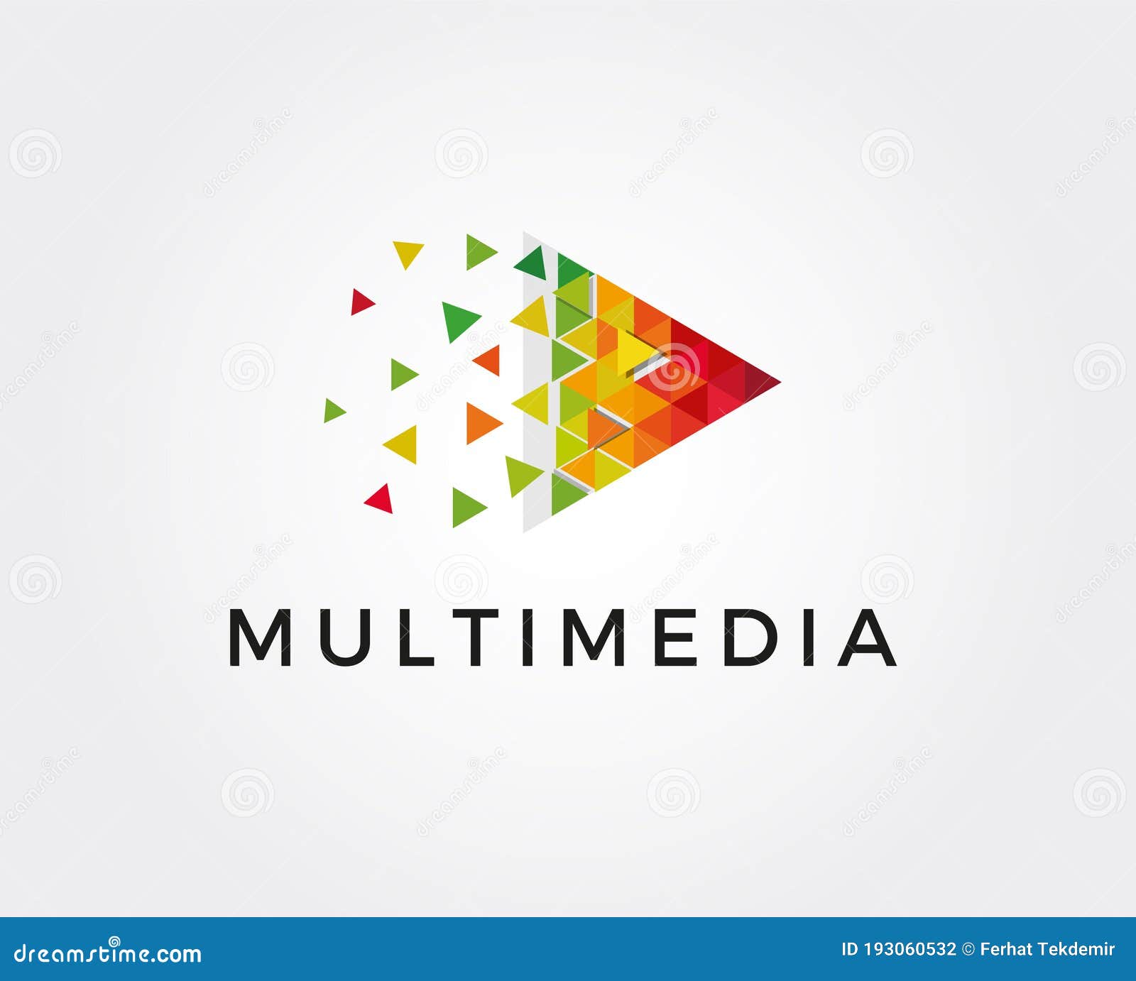 Minimal Multimedia Logo Template - Vector Illustration Stock Vector ...