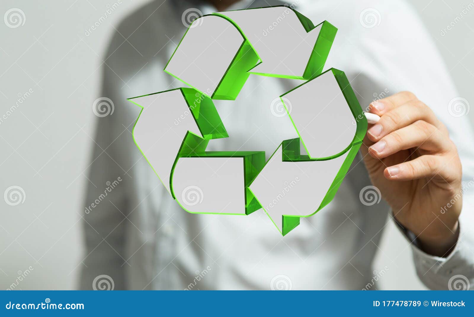 A Minimal Nature Concept.Think Green.Ecology Concept. Environmentally ...